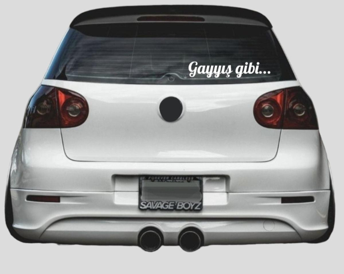 EYBA STİCKER Tofaş Arkası Yazı Tır Traktör Kamyon Sticker Yapışkan ...