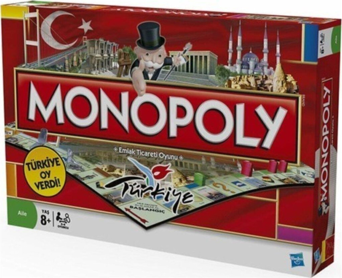 Monopoly Türkiye Efsane Kutu oyunu - idefix