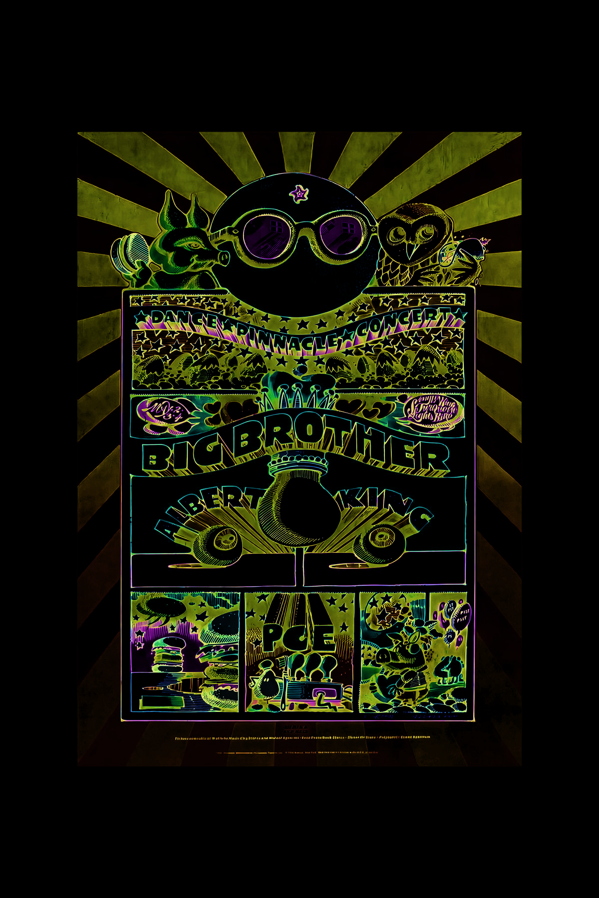 Fırsatlar Diyarı Big Brother Albert King Rock Müzik Duvar Posteri ...