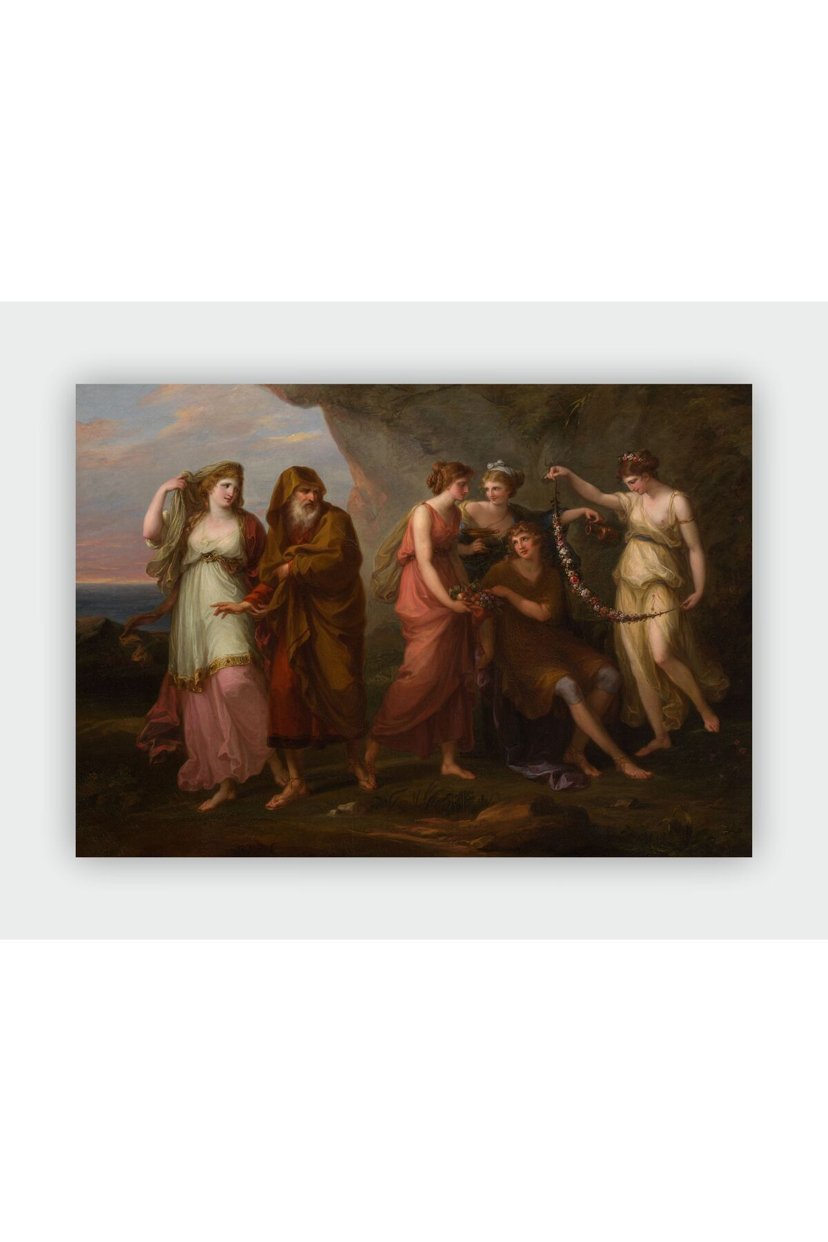 Fırsatlar Diyarı Angelica Kauffman, Telemachus And The Nymphs Of ...