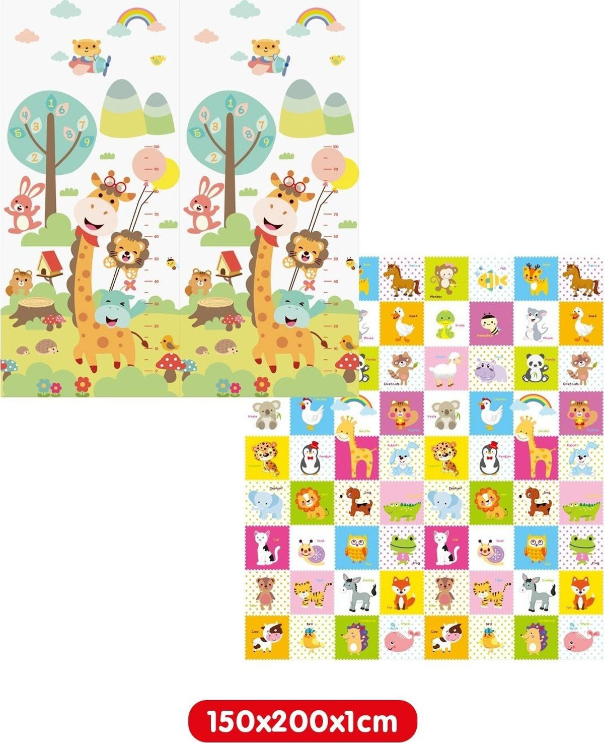 Elfo Baby Hello My Friends Katlanabilir Oyun Halısı Matı 150x200x1 Cm ...