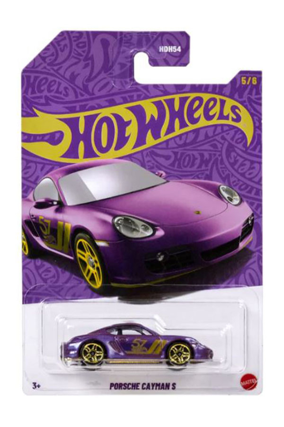 Hot Wheels - Porsche Cayman S (1/64) Mor - 57Th Anniversary - 2025 Serisi
