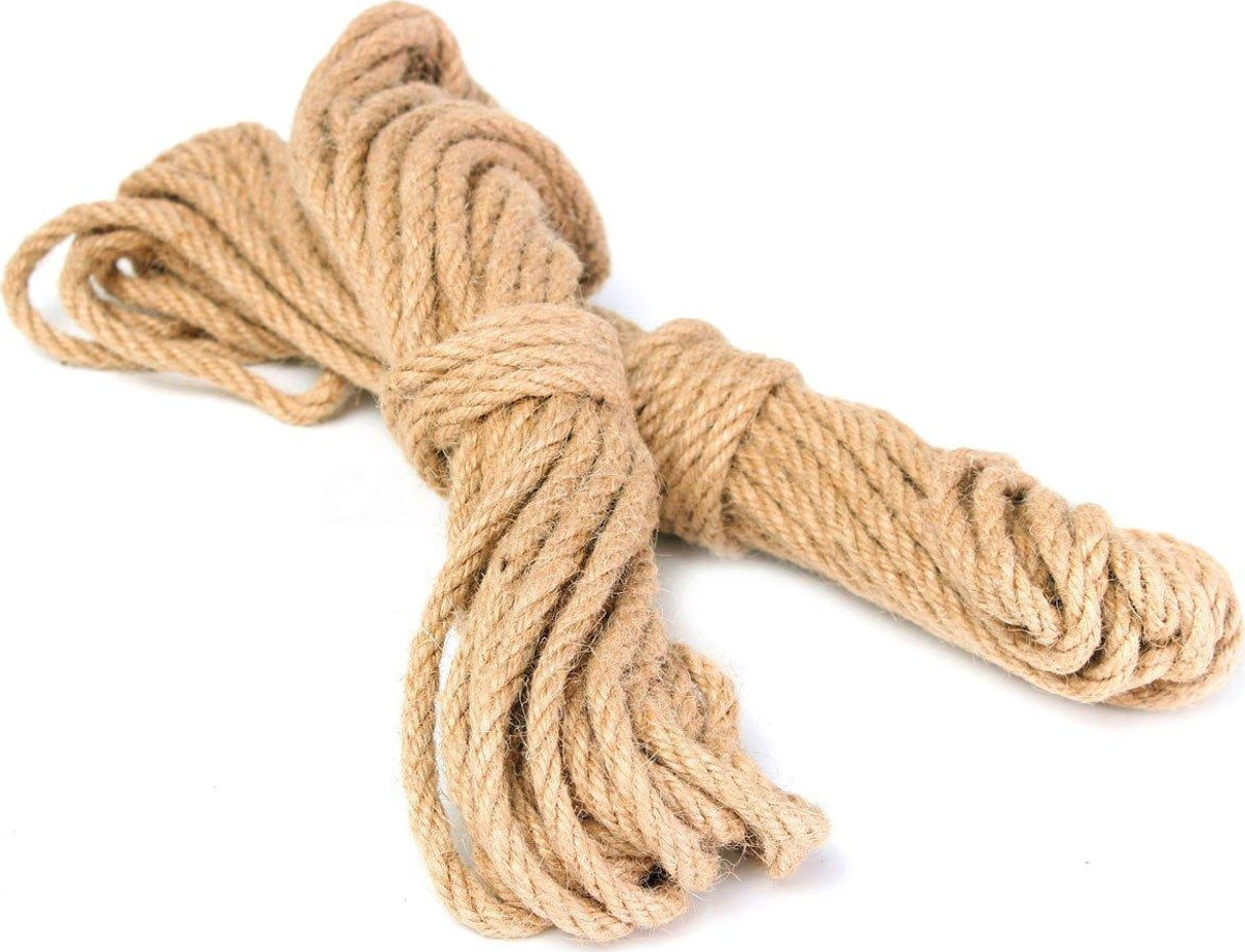 Jüt Halat Dekor ipi 6 Mm 50 Metre ip Halat ip Hasır ip Jüt Kendir ip ...
