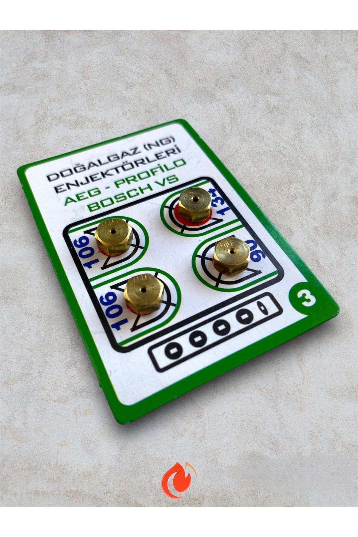 Universal Doğalgaz Ocak Enjektör Meme Montaj Seti - 7'Lik Ocak Memesi ...