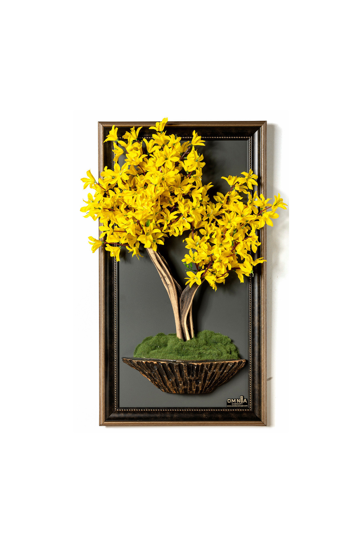 Omnia Concept Bonsai Tablaeu - 9 - Mdf Plaka Üzerinde Çerçeveli 3 ...