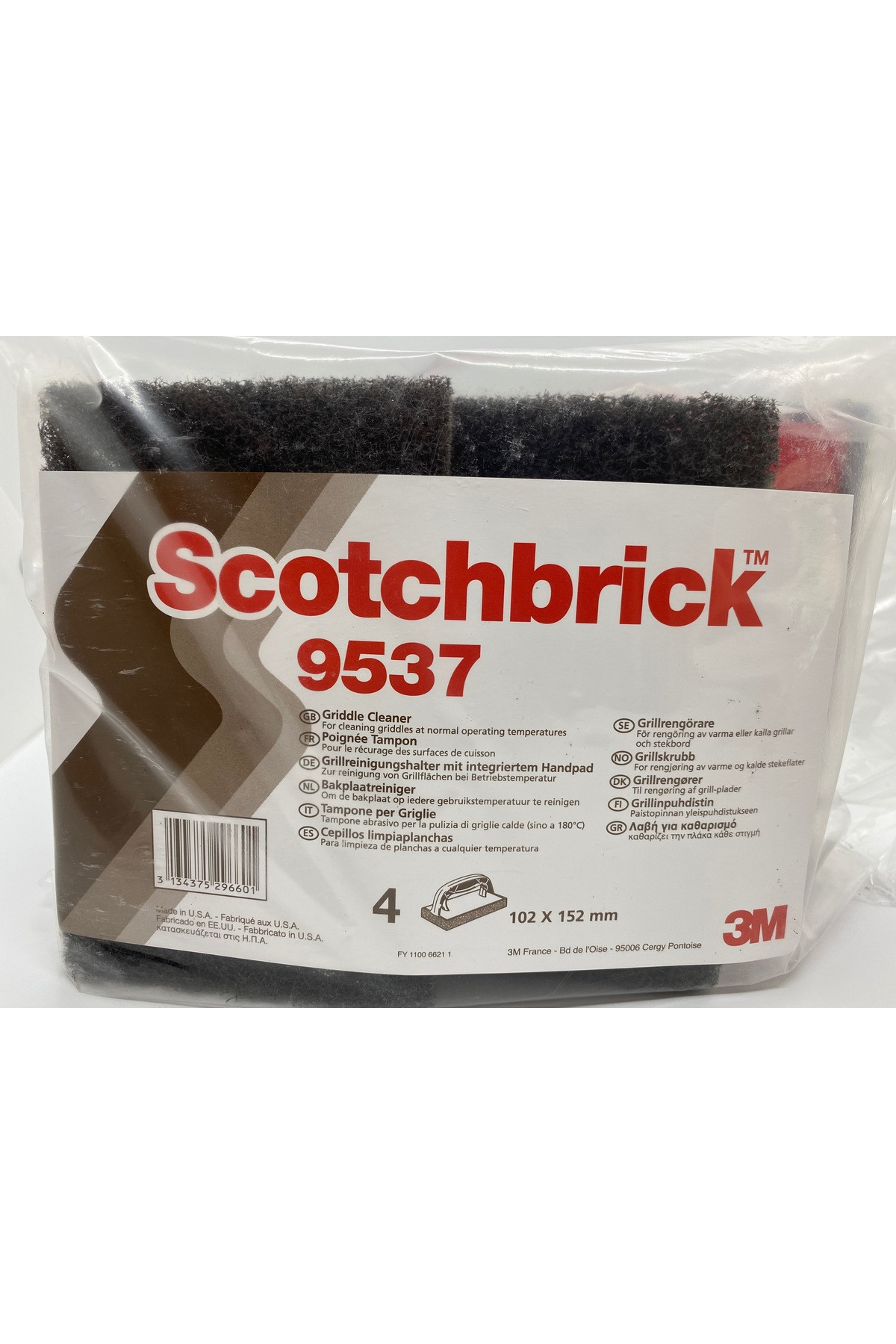 3M Scotch Brick 9537 Kulplu Izgara Ovucu N11.16 - idefix