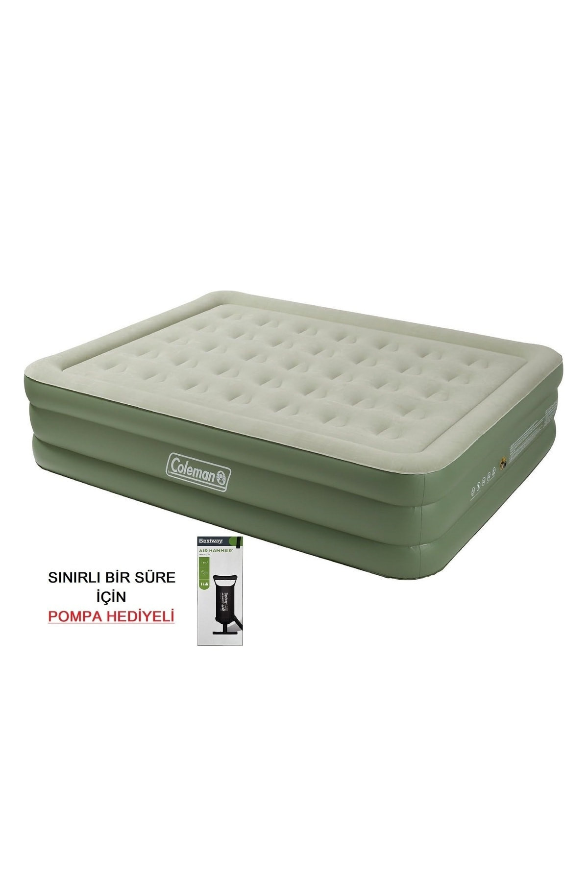 Coleman Maxi Comfort Airbed Raised King - Çift Kişilik Yükseltilmiş ...