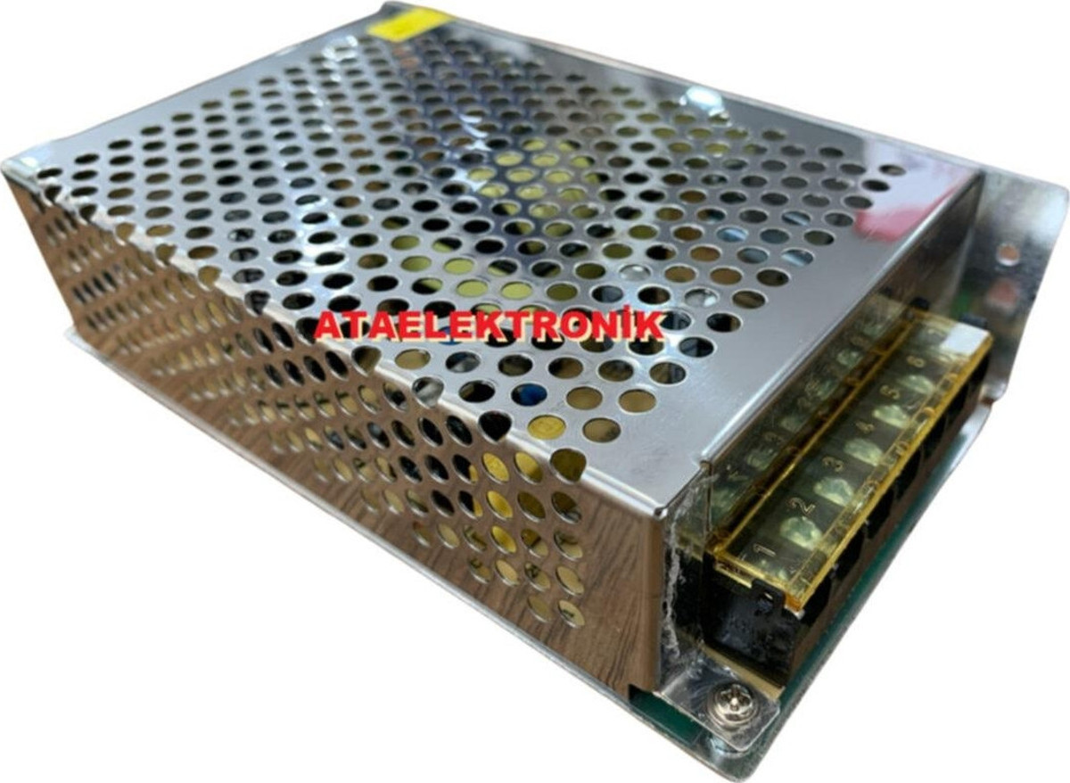 Ata Elektronik 12v 10a 12 Volt 10 Amper Metal Kasa Akım Korumalı Trafo ...