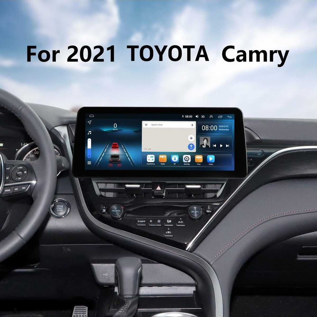 TOYOTA Camry 2021 Android Auto Carplay Navigasyon Multimedya Sistemi ...