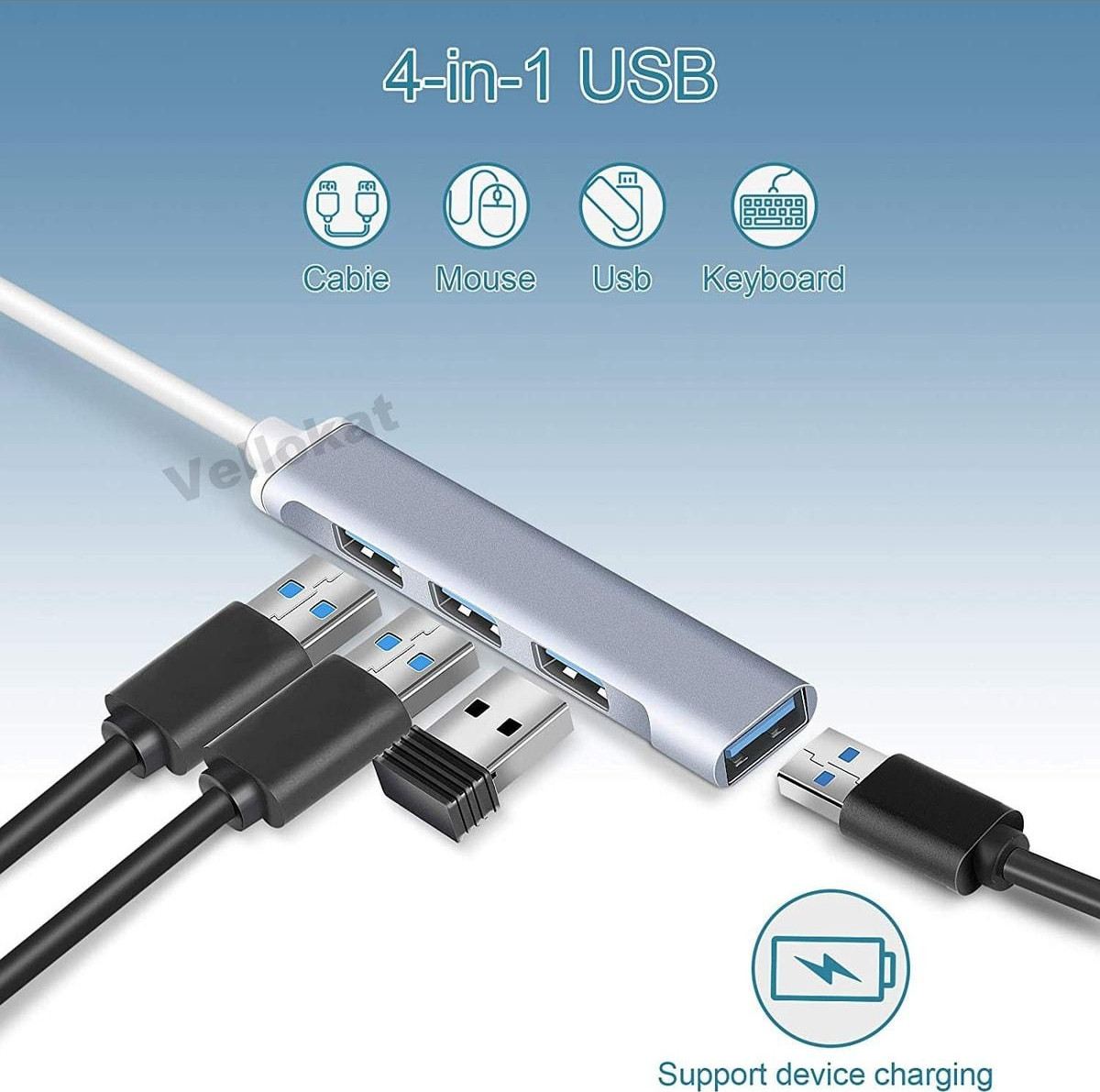 Ata Elektronik Hub Usb 3.0 4lü Usb 3.0 5 Gbps 4 Port Usb 3.0 Mini Usb ...