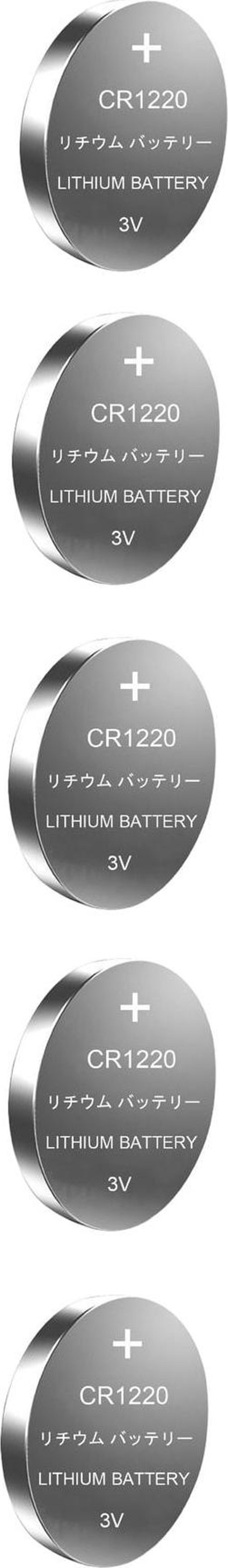 Ata Elektronik 1 Kart 5 Adet Cr1220 3v Lithium 5li Kartela Cr 1220 3v Para Düğme Led Kumanda ...