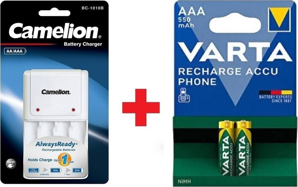 Varta Ata Elektronik Aa Aaa Için Pil Şarj Cihazı 550mah Şarjlı Pil 2li ...