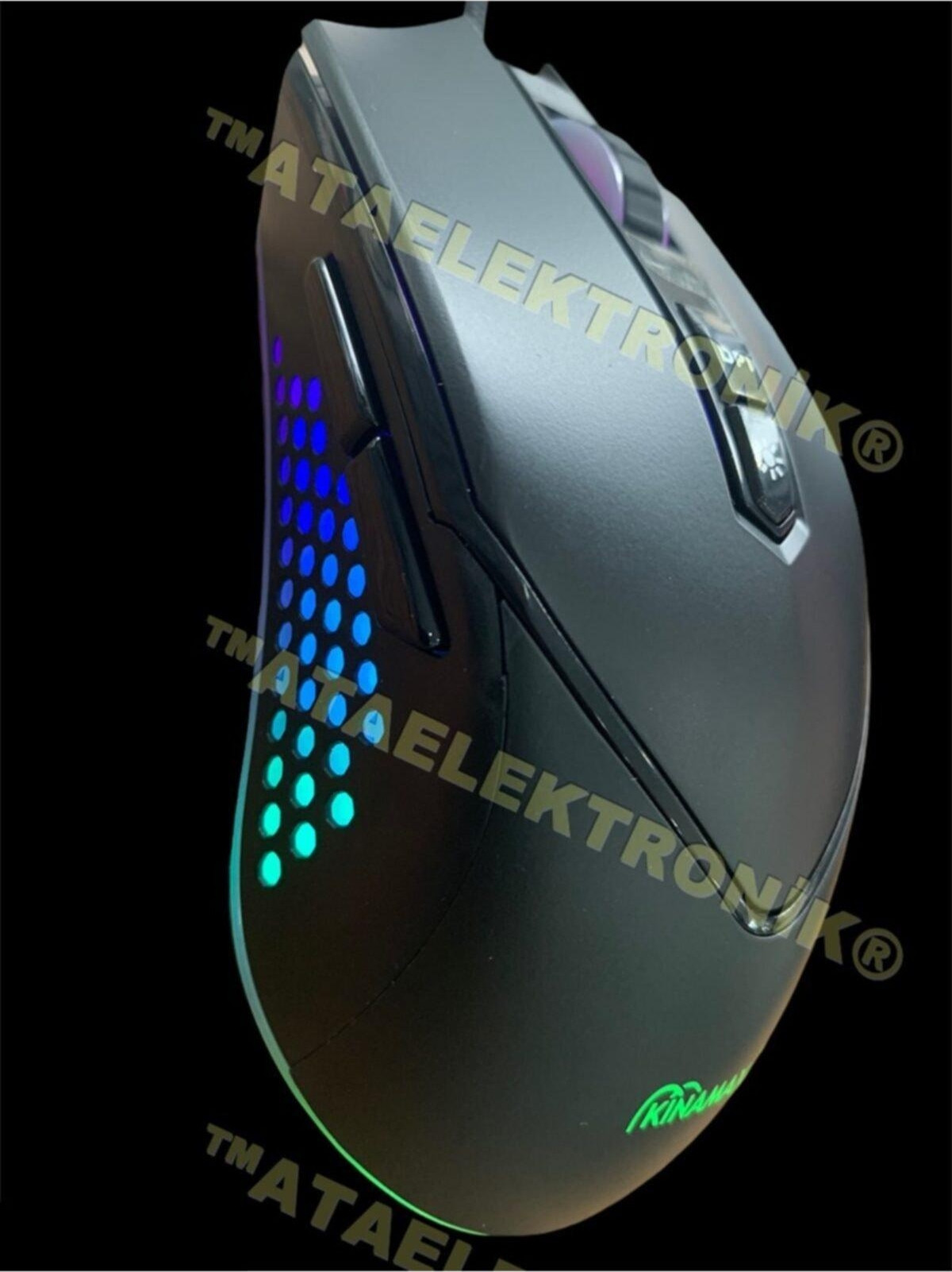 Ata Elektronik Rgb Işıklı Ledli Kablolu Usb Gaming Mouse Gamer Oyuncu ...