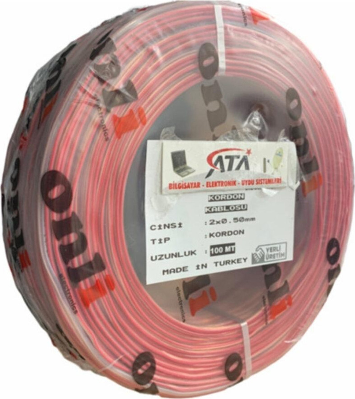 Ata Elektronik Kaliteli Yerli Kablo 100 Mt - 0.5mm - 100 Metre Ses ...