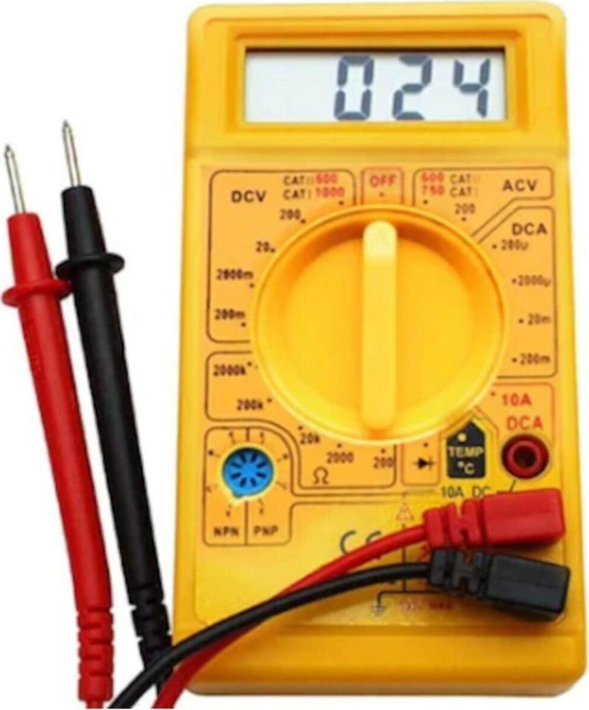 Ata Elektronik Dijital Avometre Multimetre Ölçü Aleti Akım Voltaj ...