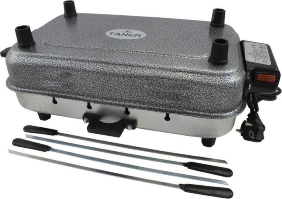 Taner Mega Boy Elektrikli Izgara Mangal Barbekü 40 x 11 x 25 cm - idefix