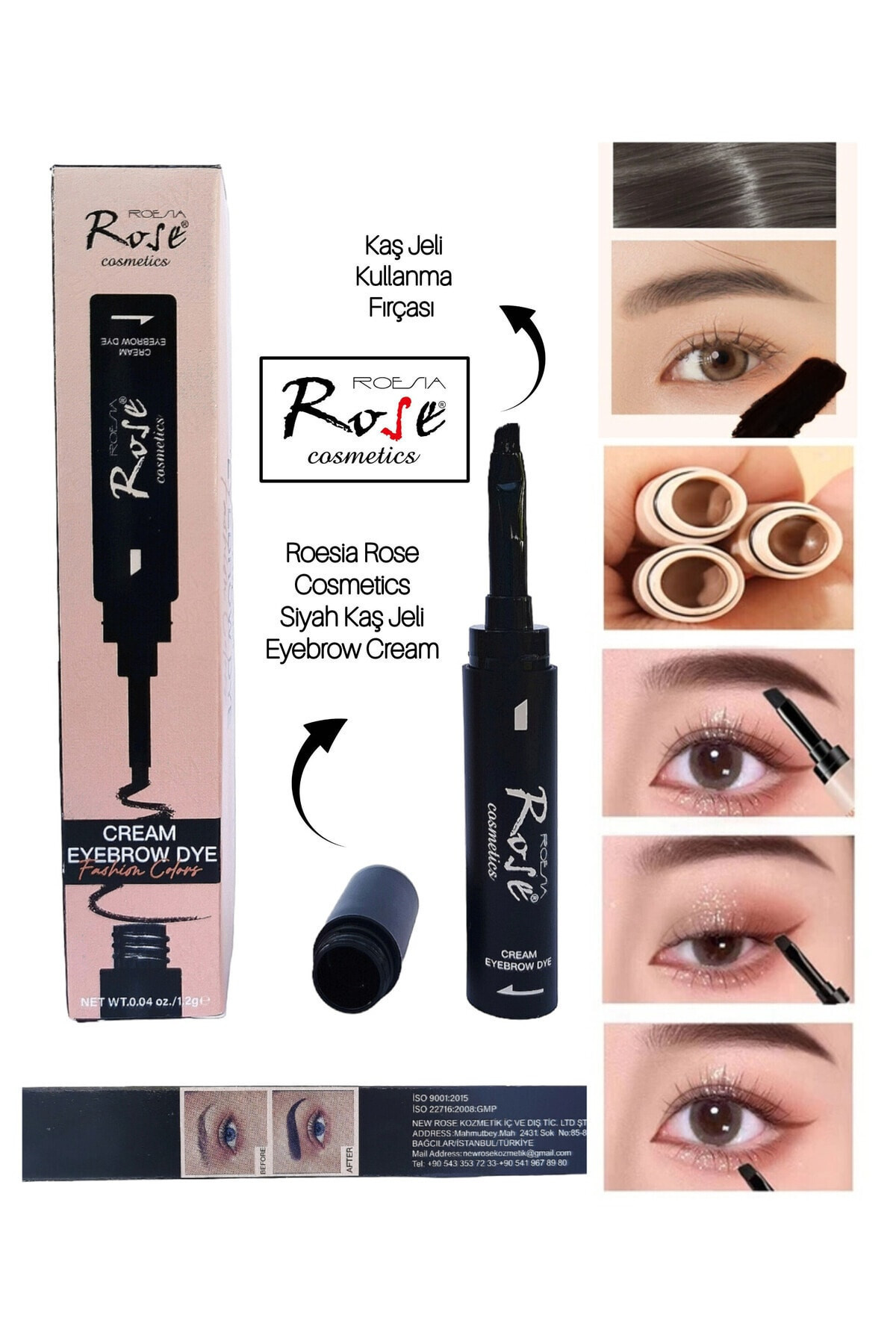 Roesia Rose Cosmetics Rose Kalem Model Krem Kaş Jeli, Kaş Dövmesi ...