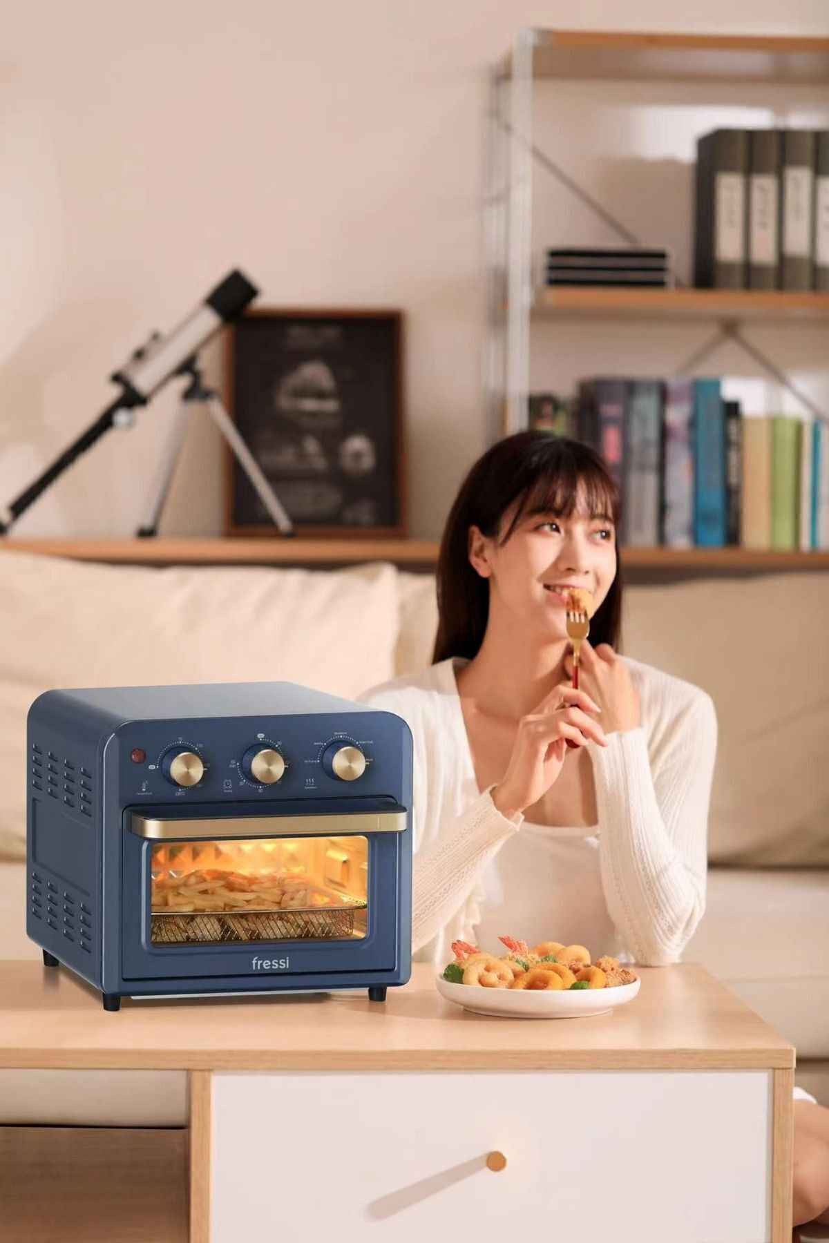 Fressi Mini Fırın Akıllı Kore Fırını Süre Ve Derece Ayarlı Airfryer ...