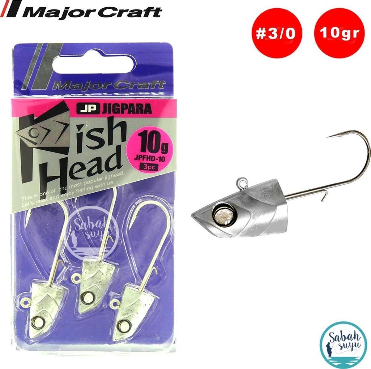 Major Craft Jigpara Fish Head JPFHD-10gr #3/0 (3 Adet) - idefix