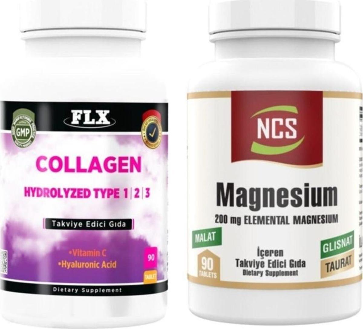Ncs Flx Collagen Tip-1-2-3-90 Tablet Magnesium(Magnezyum) 90 Tablet ...