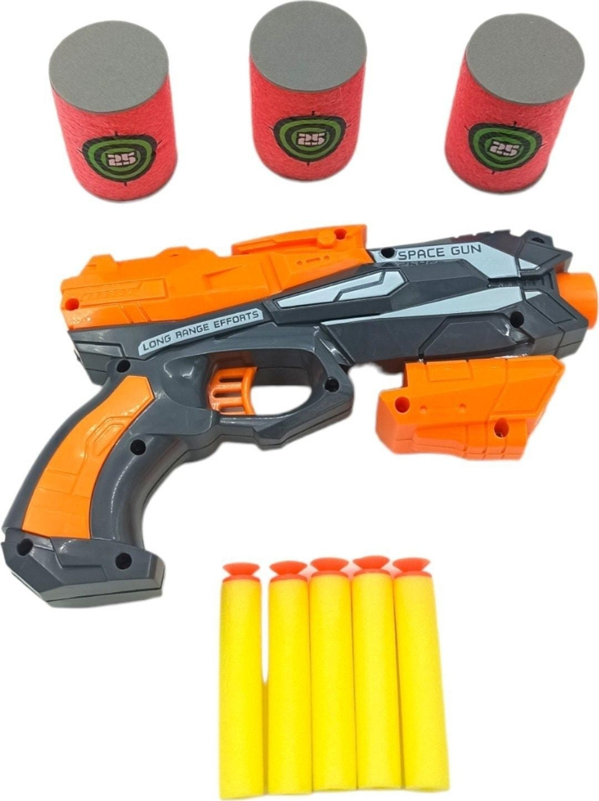 Pop Şeker Nerf Benzeri Silahın Yeni Kralı: 19 Cm Boyunda 5 Sünger ...