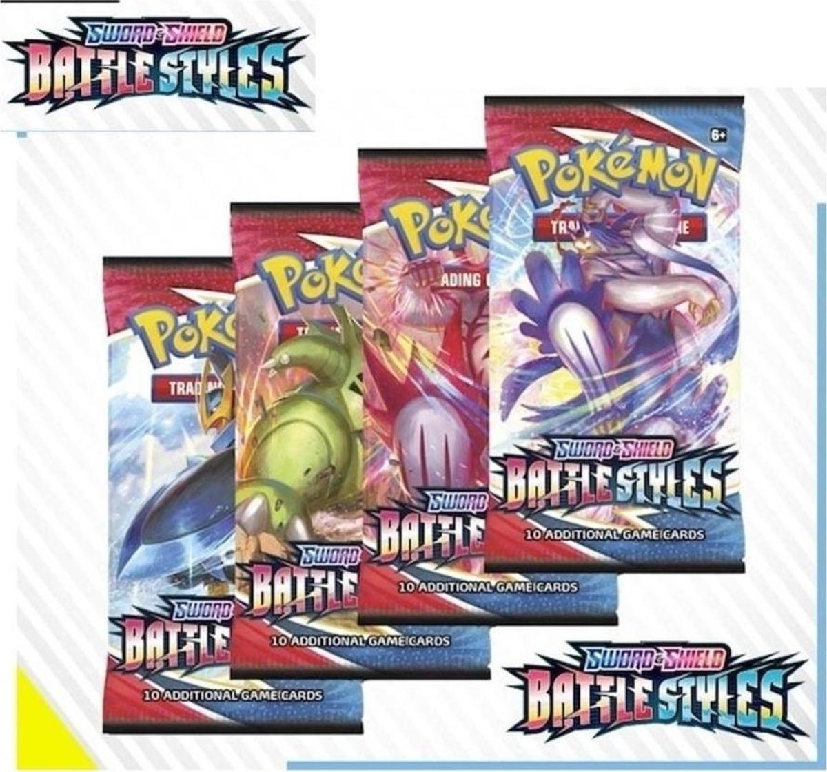 Abetto Market Pokemon Tcg:battle Styles Pokemon Kart (4 PAKET) (4 PAKET ...