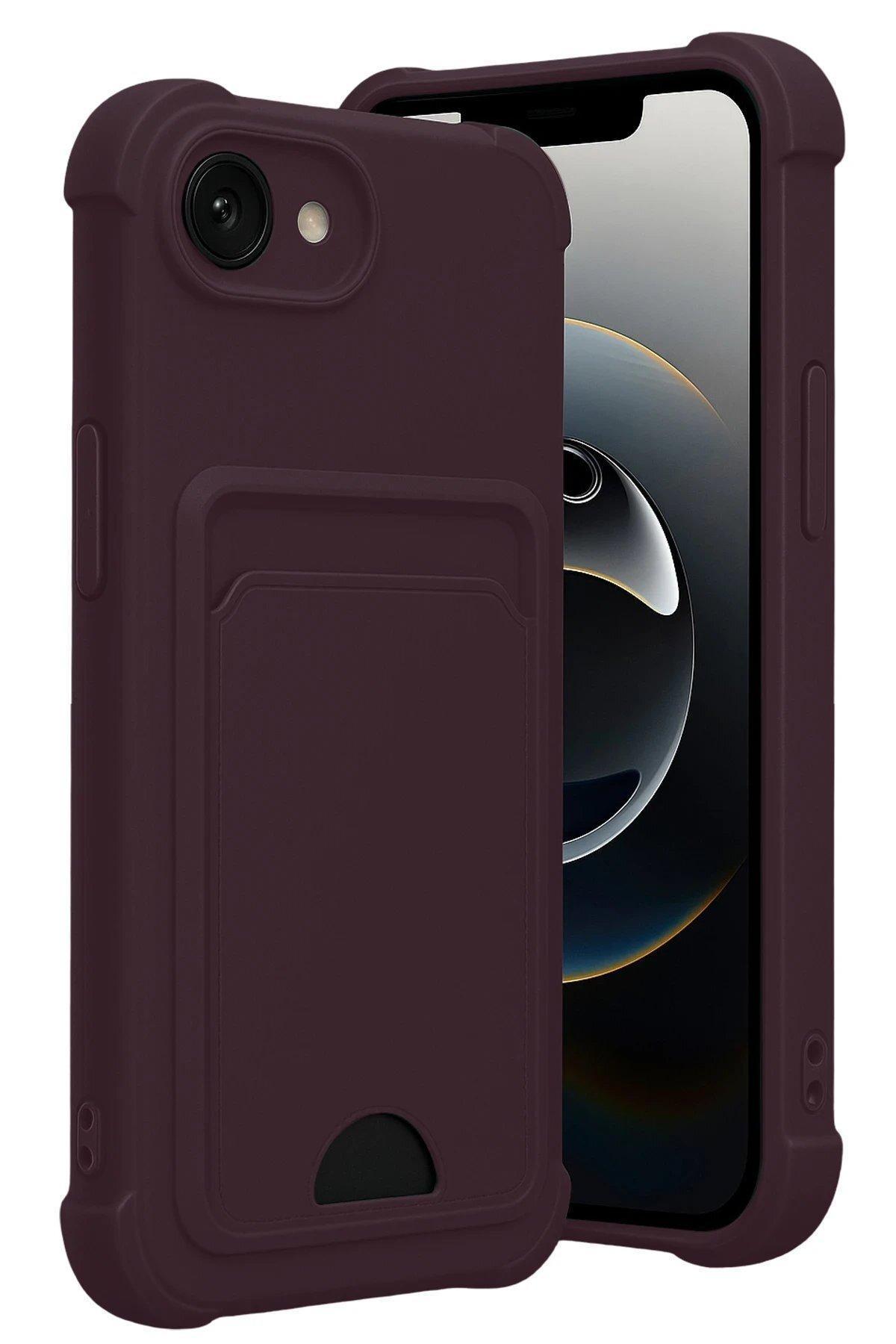 Noip Cpt83 Apple İphone 16E Kelvin Kartvizitli Silikon - Derin Mor - idefix