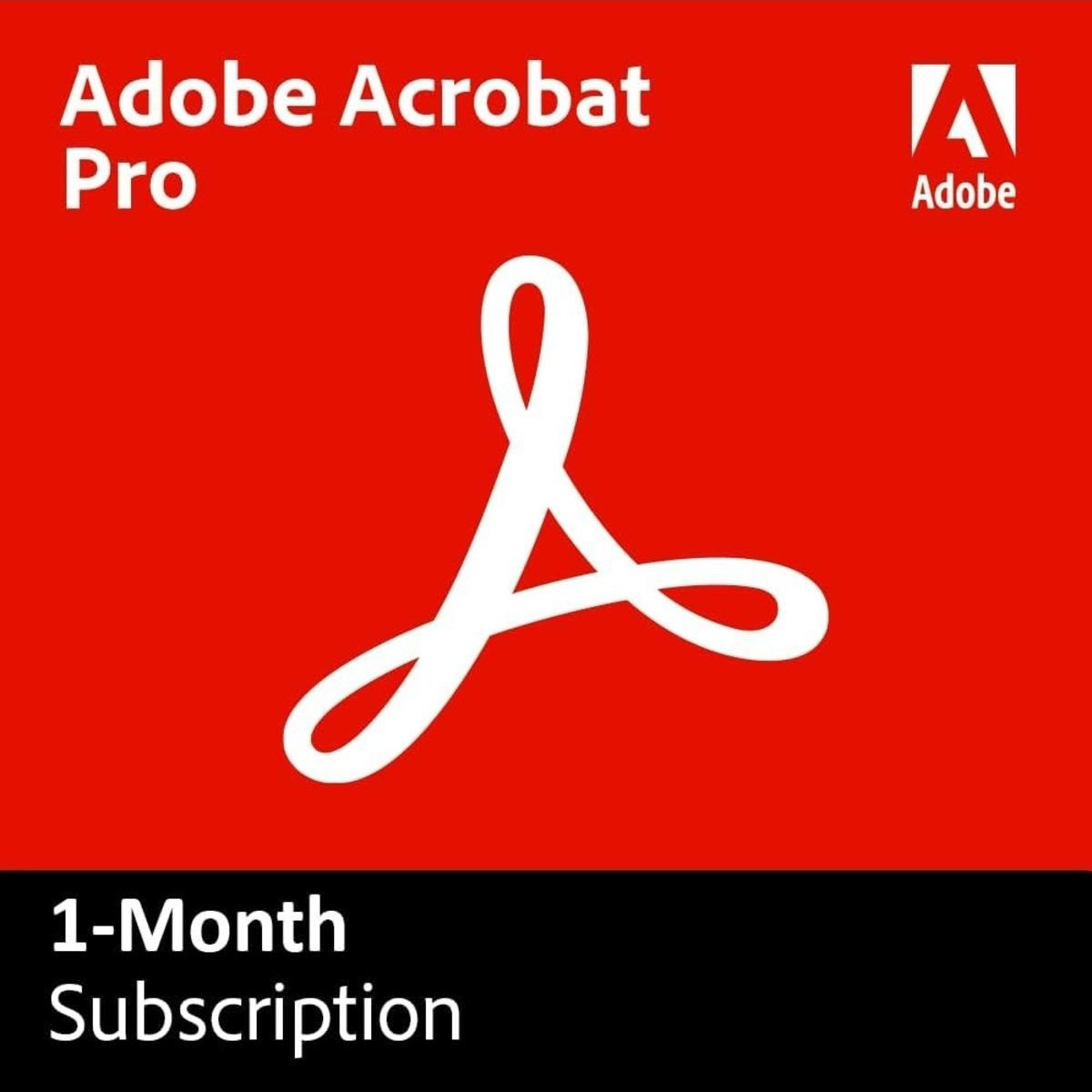 Adobe Acrobat Pro (Windows/Mac) - 1 Ay Abonelik Kodu - idefix