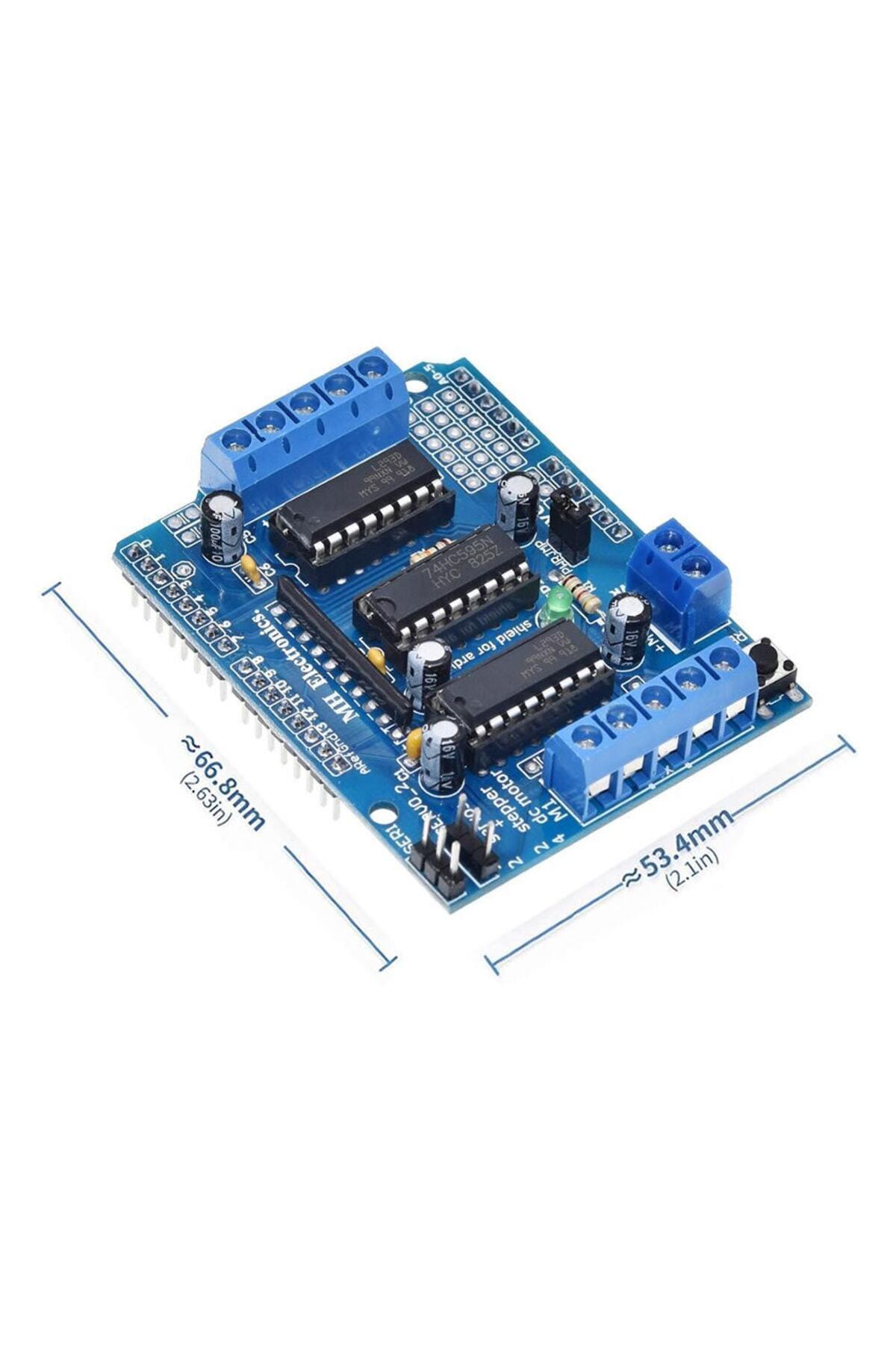 Devremarkt Arduino L293D Motor Sürücü Shield Alt Kart Dc 36V 0.6A 4X Dc ...