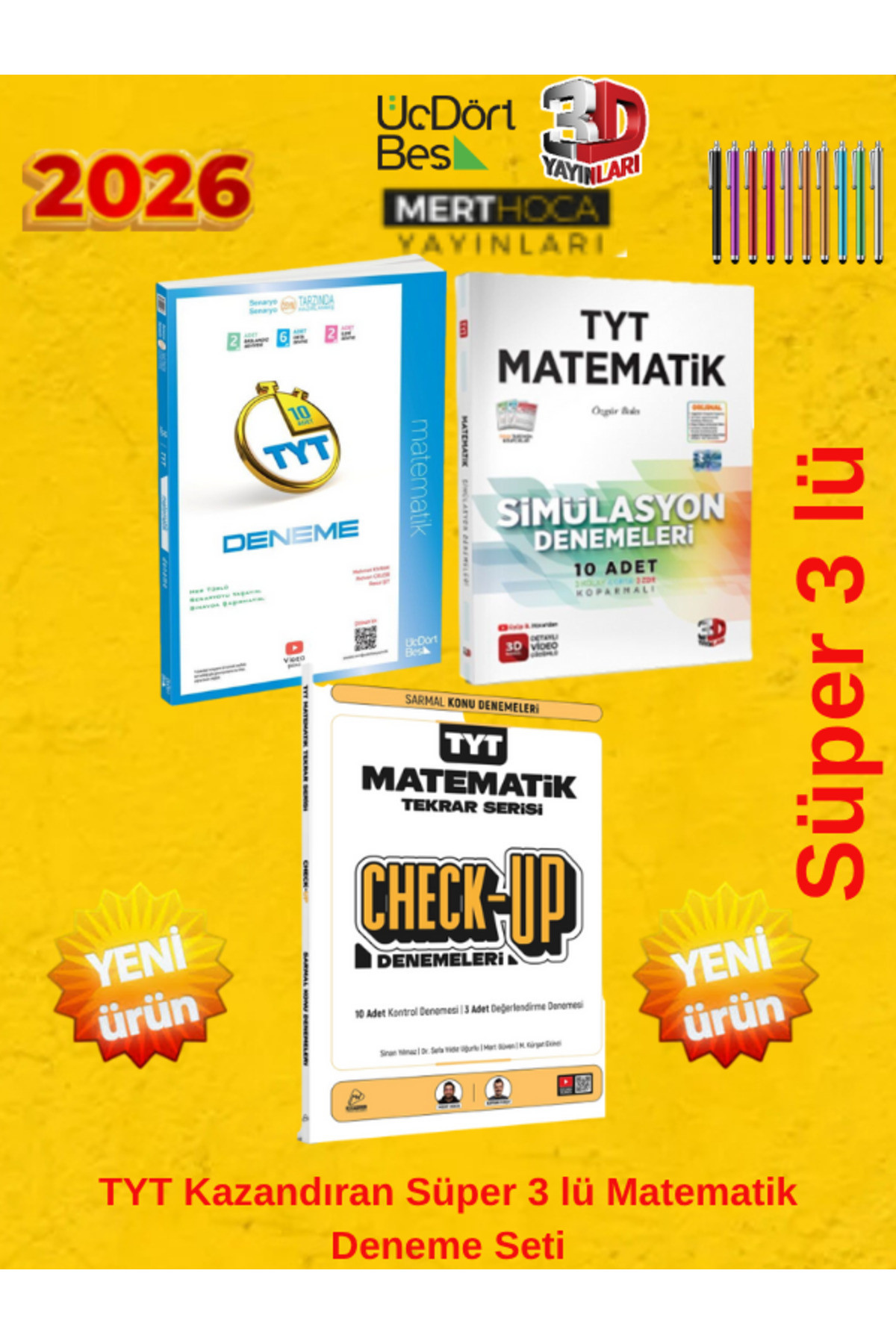 2026 Tyt Matematik 10 Deneme+3D 2026 Tyt Matematik 10 Deneme+Mert Hoca ...