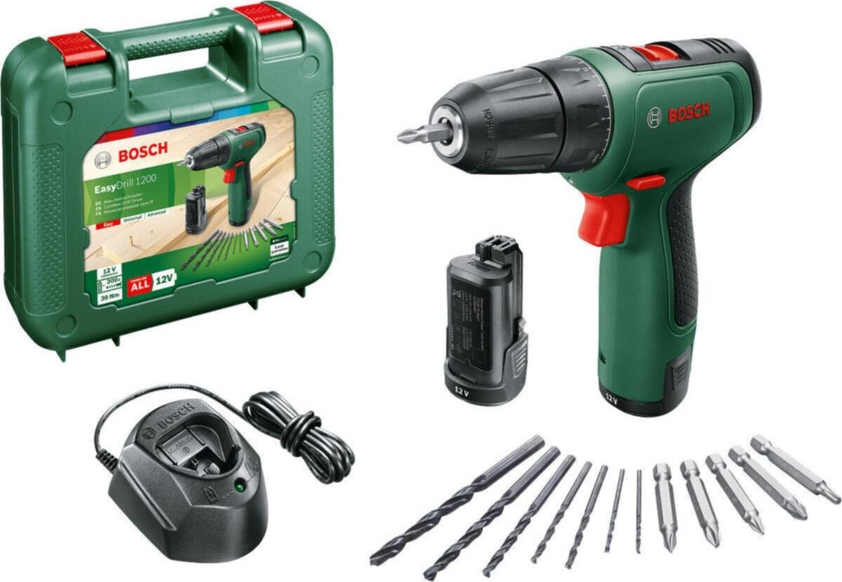 Bosch Easydrill 1200 1,5ah Çift Akü Delme/vidalama Makinesi - idefix