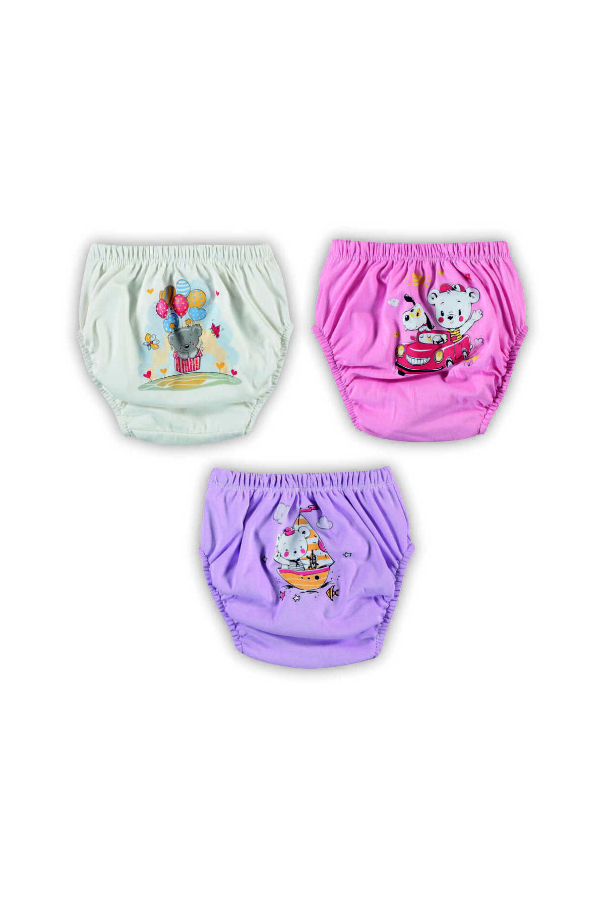 Jilly Jo Kız Çocuk Poopes 3'Lü Kombin Alıştırma Külodu - idefix