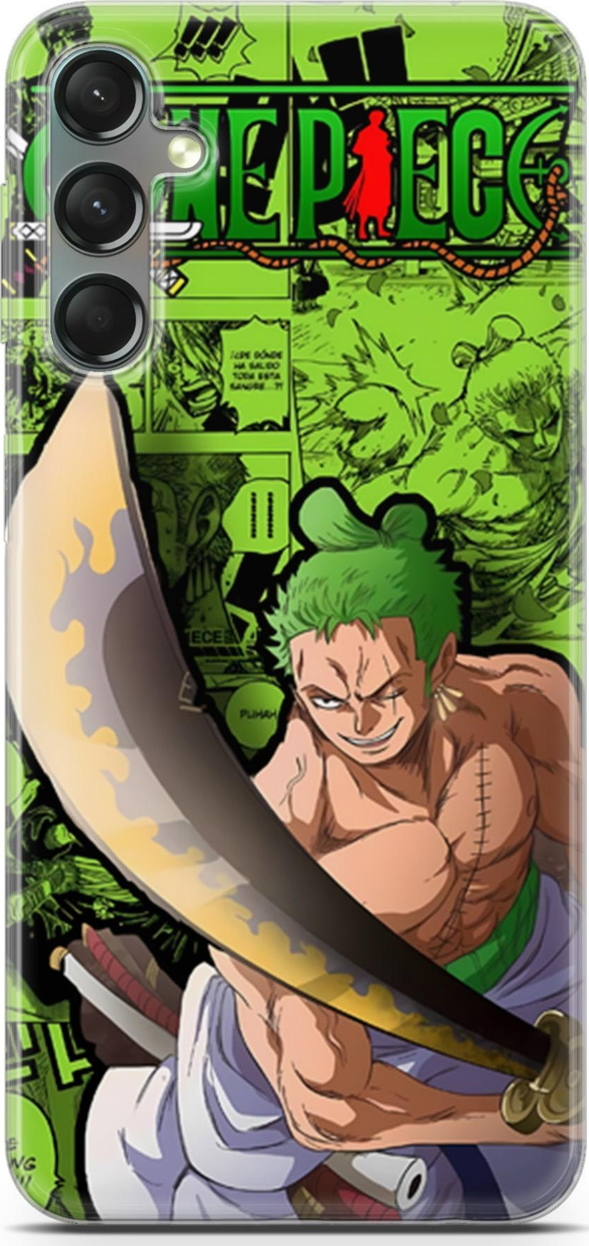 Samsung Galaxy A24 4G için Anime 10 HD Ultra One Piece Zoro - idefix