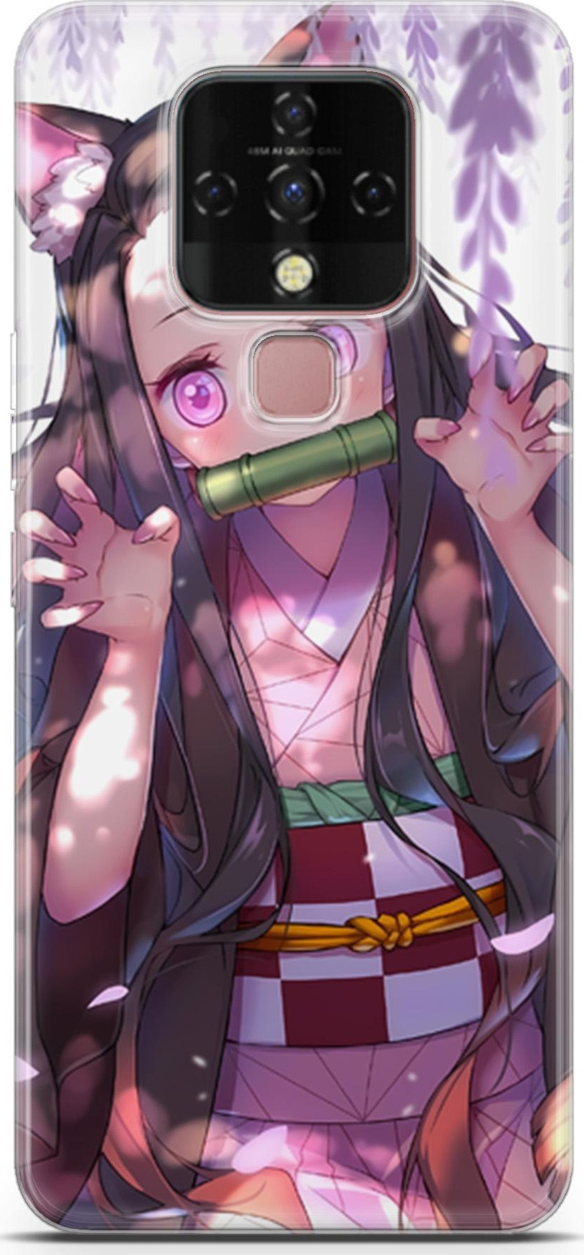 Tecno Camon 16 uyumlu Anime 14 UV Lans Demon Slayer Nezuko - idefix