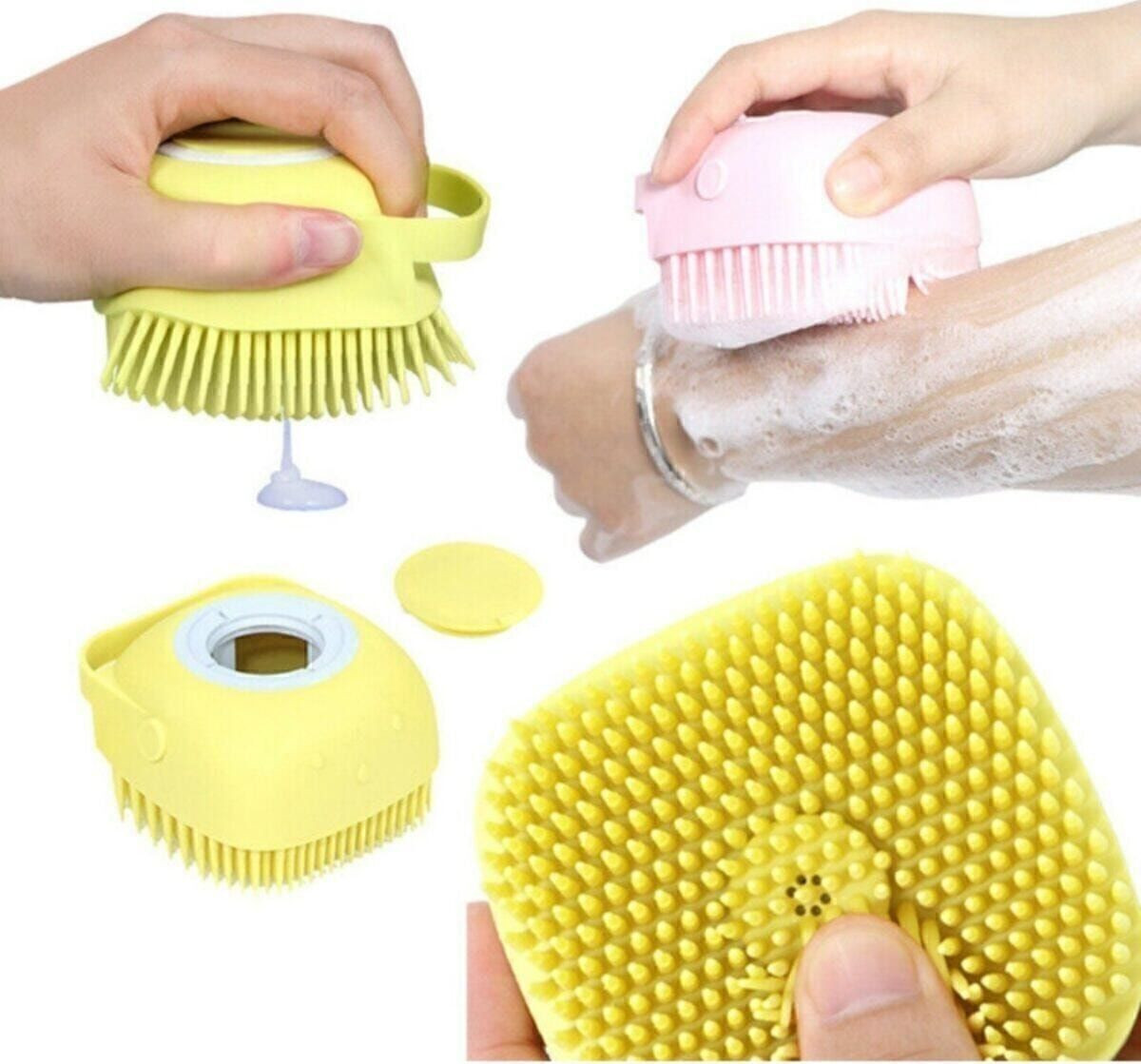 Banyo Duş Kesesi Sabun Duş Jeli Hazneli Masaj Fırçası Lif Kese ...