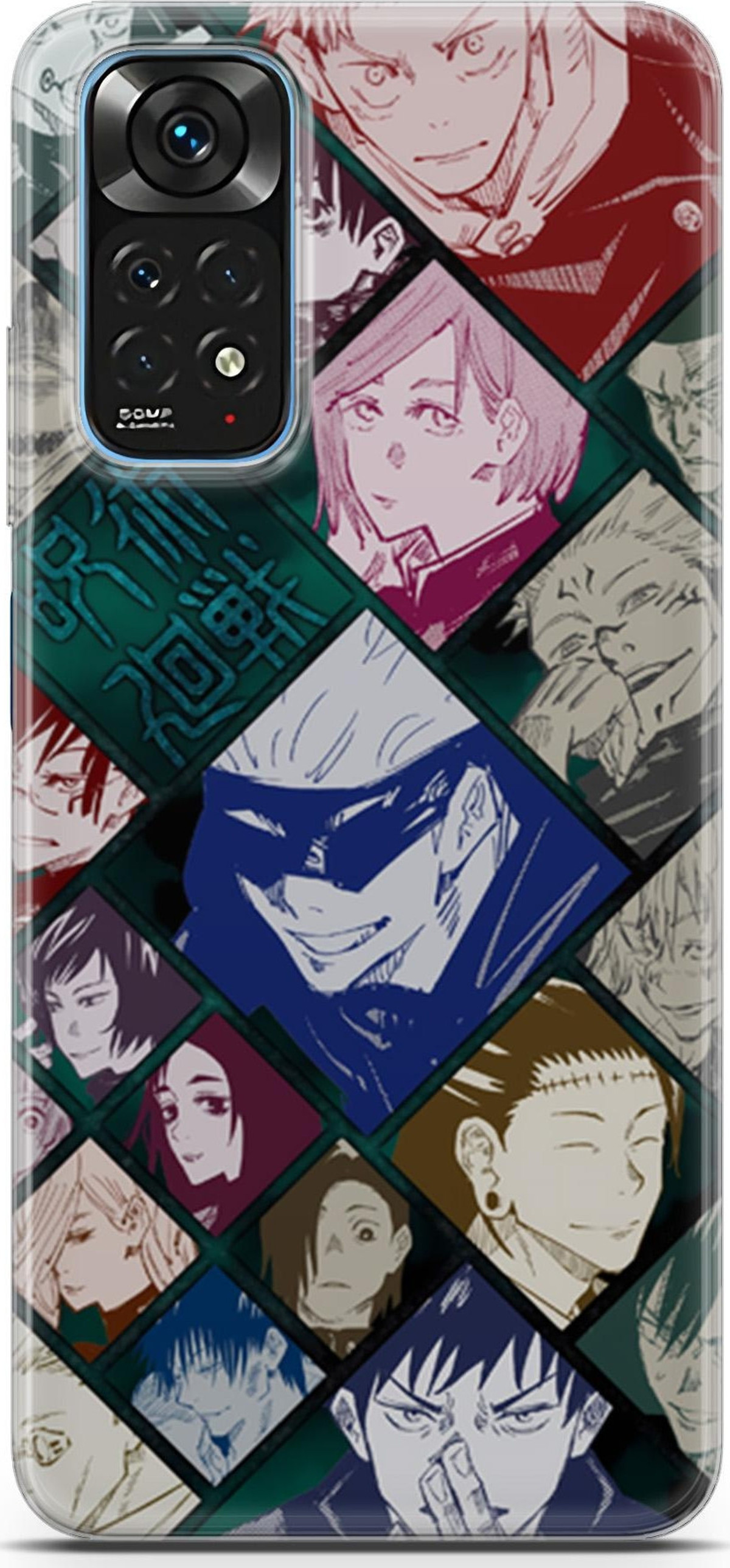 Xiaomi Redmi Note 11 için Anime 2 Telefon Kabı Jujutsu Kaisen itadori ...