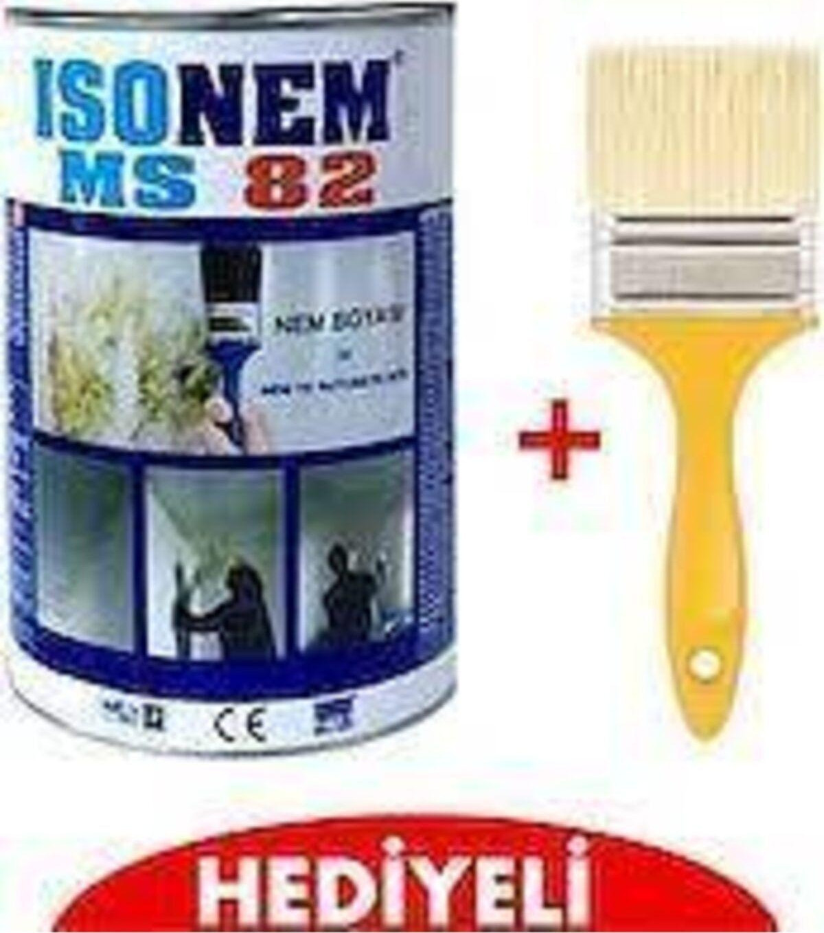 Isonem Ms 82 Nem Ve Rutubet Boyası + Fırça Hediyeli