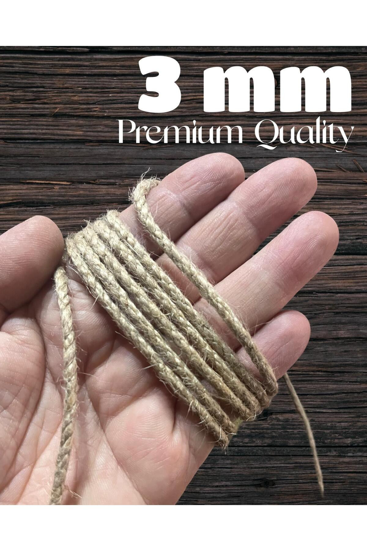 Flea Market 3 Mm 100 Metre Jut Halat Ip - Kendir Ip - Dekor Ipi ...