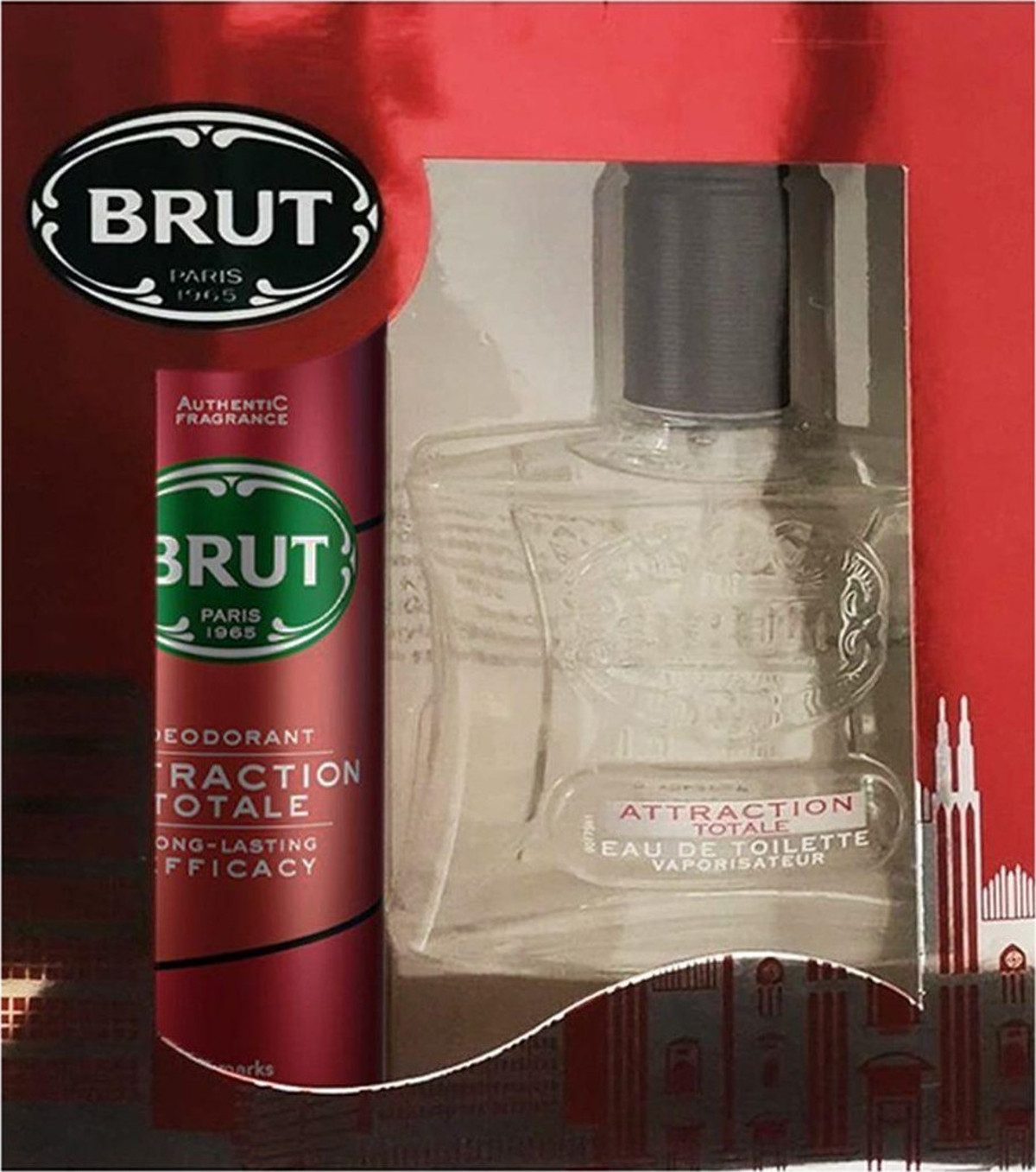 Brut Attraction Totale Edt Parfüm 100 Ml+ Deodorant Set 200 Ml - idefix