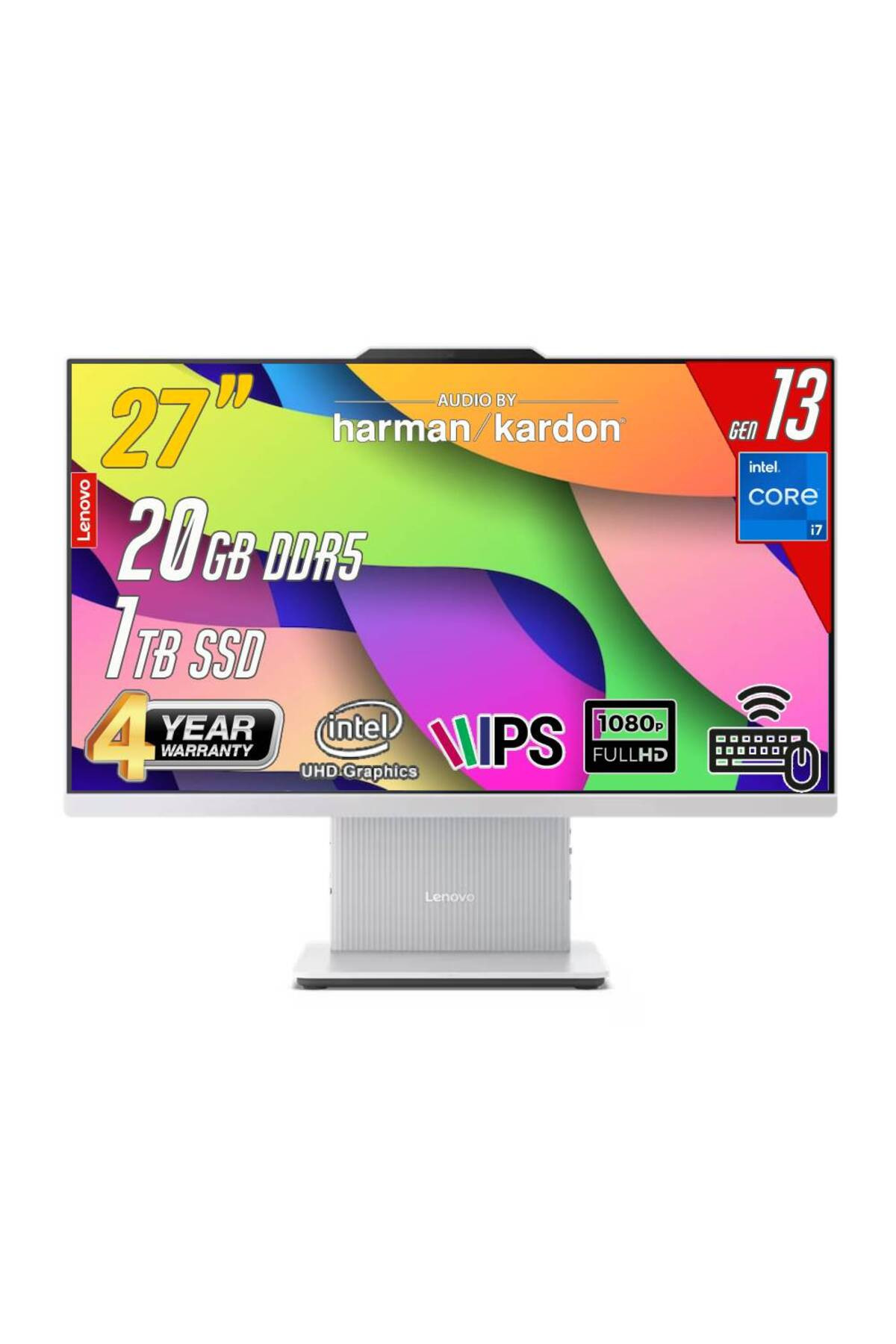 Lenovo IdeaCentre 27IRH9 Intel Core i7-13620H 20GB 1TB 27 FHD FreeDos ...