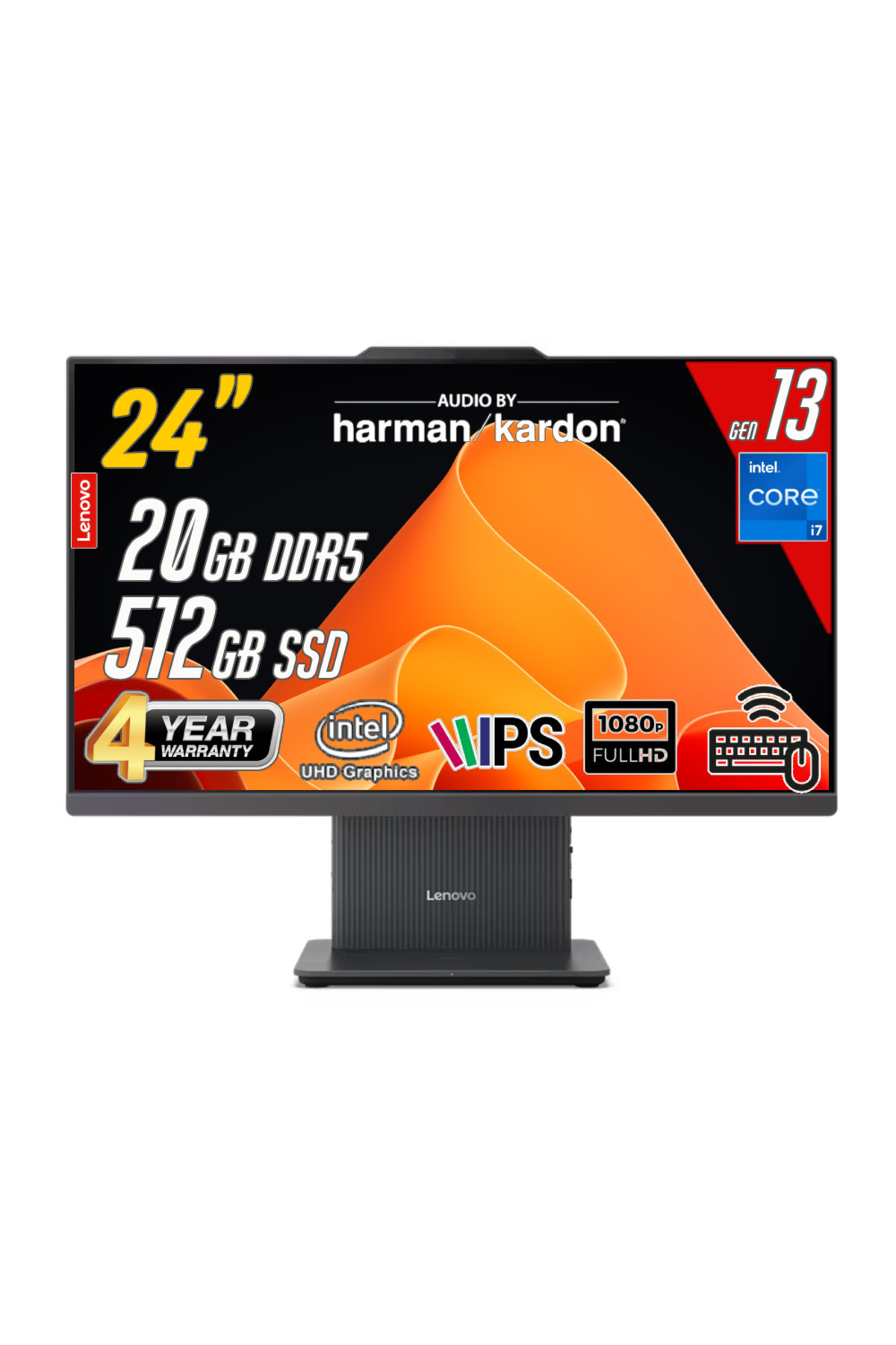 Lenovo IdeaCentre 24IRH9 Intel Core i7-13620H 20GB 512GB 23.8 FHD ...