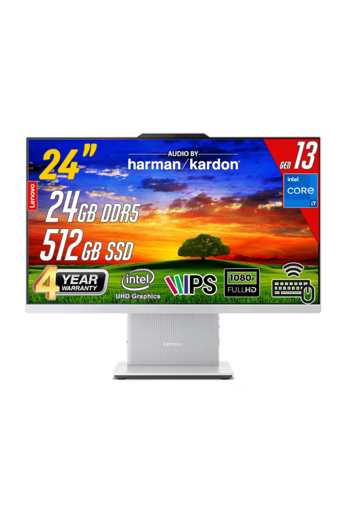 Lenovo IdeaCentre 24IRH9 Intel Core i7-13620H 24GB 512GB 23.8 FHD ...