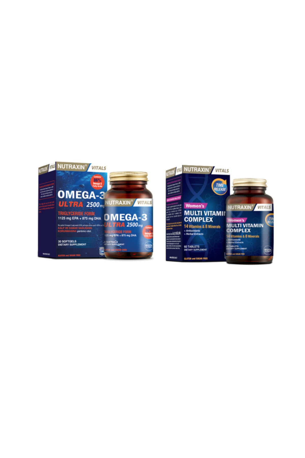 Omega-3 Ultra 2500 Mg Balık Yağı 30 Yumuşak Kapsül + Multivitamin Ve ...
