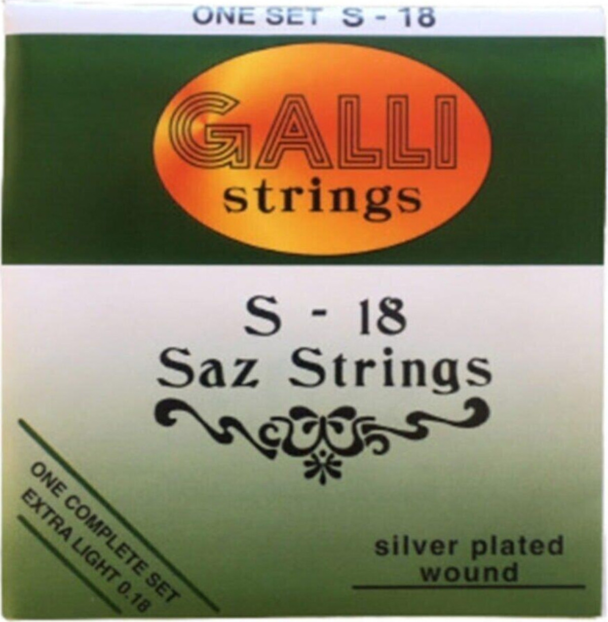 Galli S 0,18 Kısa Sap Saz Teli (BAĞLAMA TELİ) S-18 - idefix
