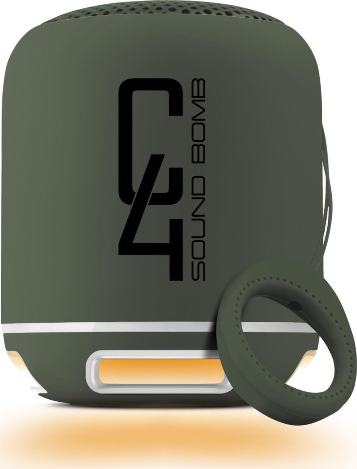 Powerway C4 Yeşil Taşınabilir Bluetooth Hoparlör Ses Bombası Yüksek Ses ...