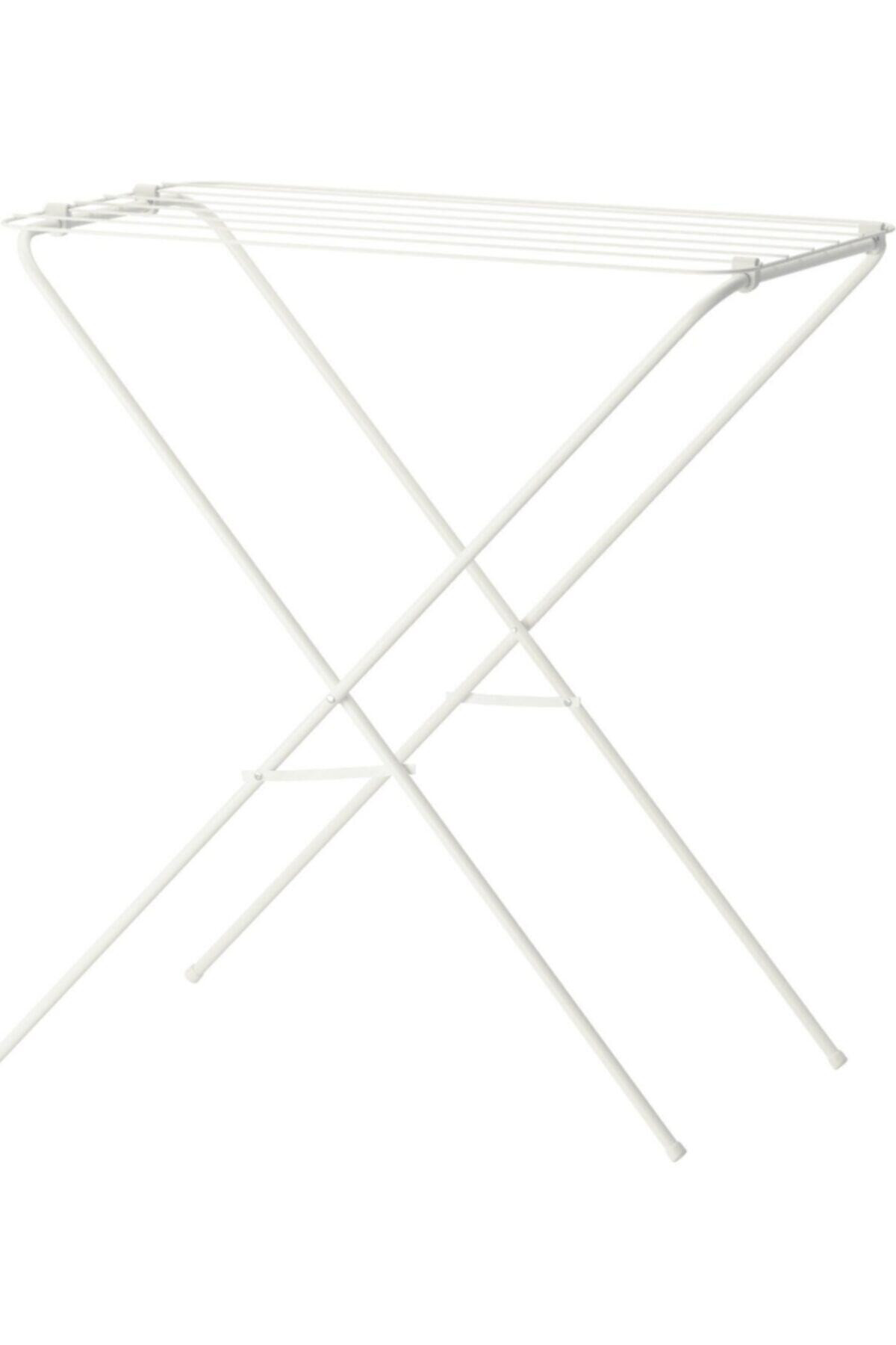 İkea Metal Metal Jall Minimalist Çamaşır Kurutma Askılığı Beyaz Beyaz ...