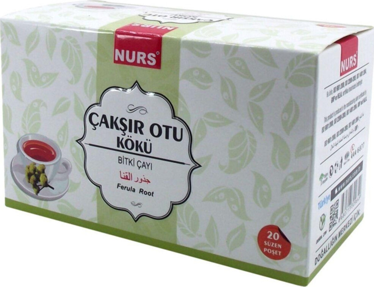 Nurs Lokman Hekim Çakşır Otu Bitki Çayı 20'Li Süzen Poşet - idefix
