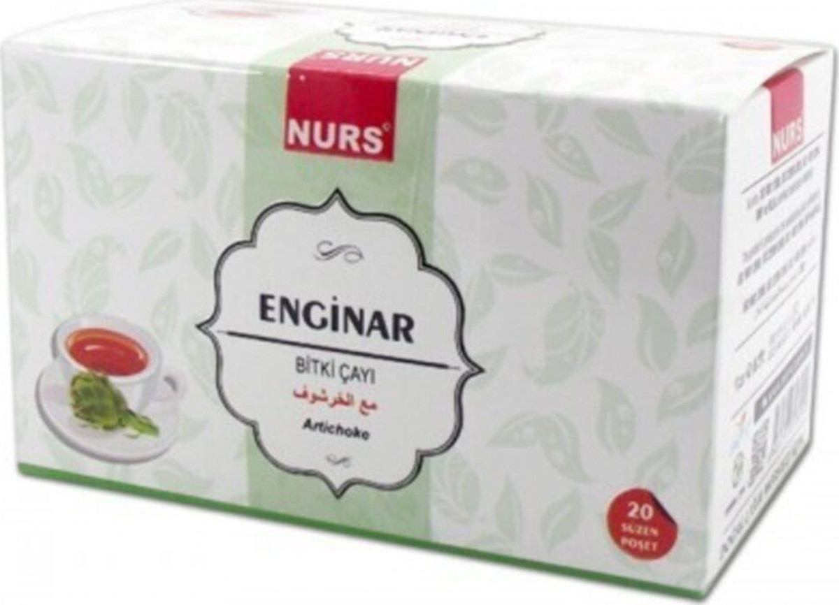 Nurs Lokman Hekim 20'Li Süzen Poşet Enginar Bitki Çayı - idefix