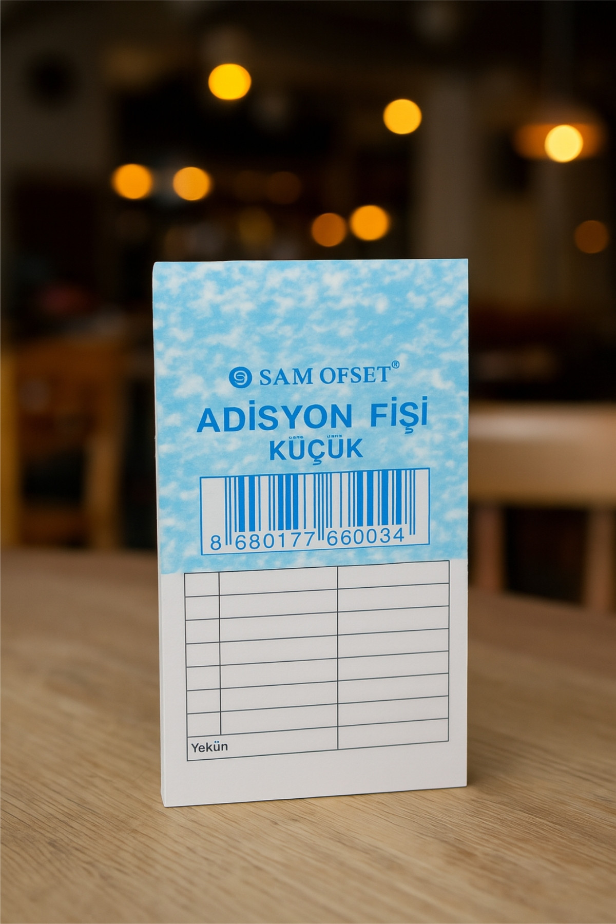 Sam Ofset Sam Adisyon Bilgi Fişi, Adisyon Defteri Ölçüsü: 7x15 cm. 100 ...