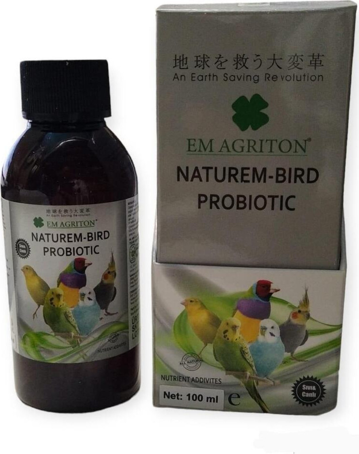 Naturem Bird Aktif ve Canlı Sıvı Probiyotik 100 ml - idefix